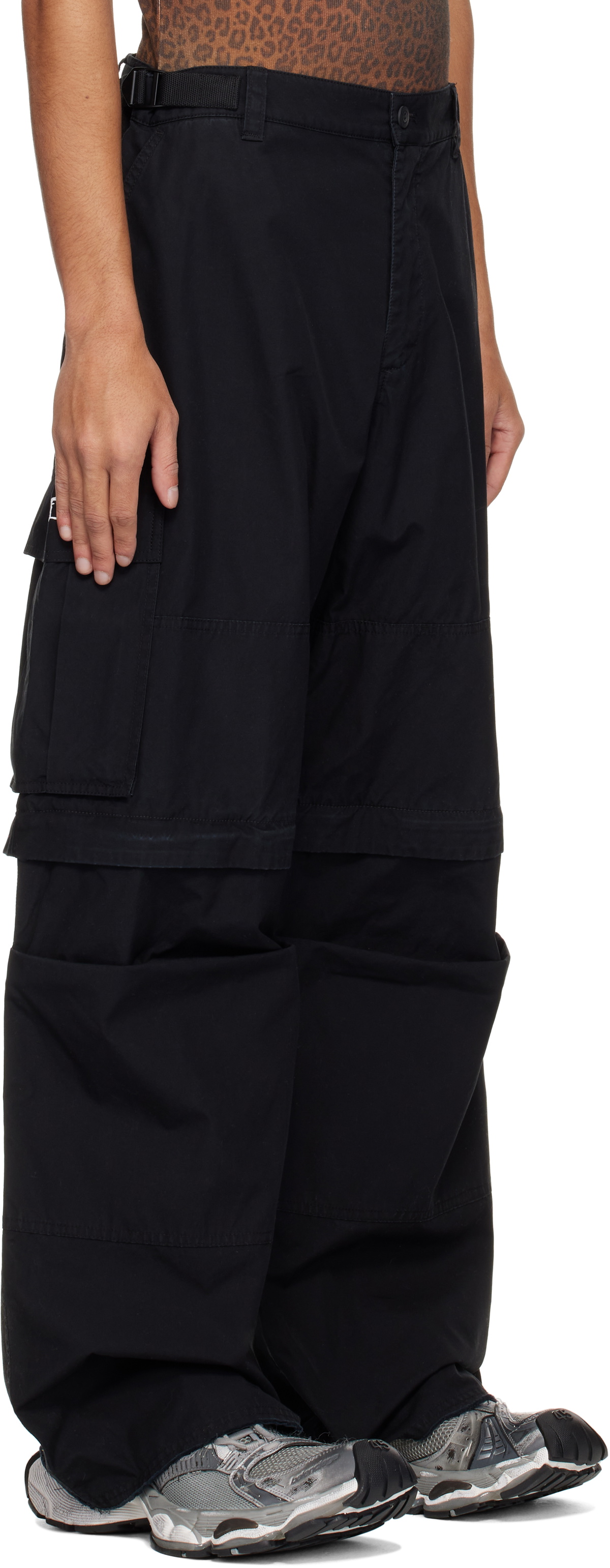 032c Black Intermission Cargo Pants 032c