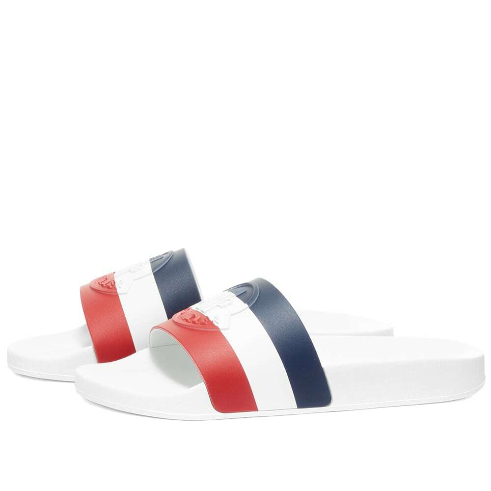 Moncler Women's Jeanne Pool Sliders in Multi Moncler