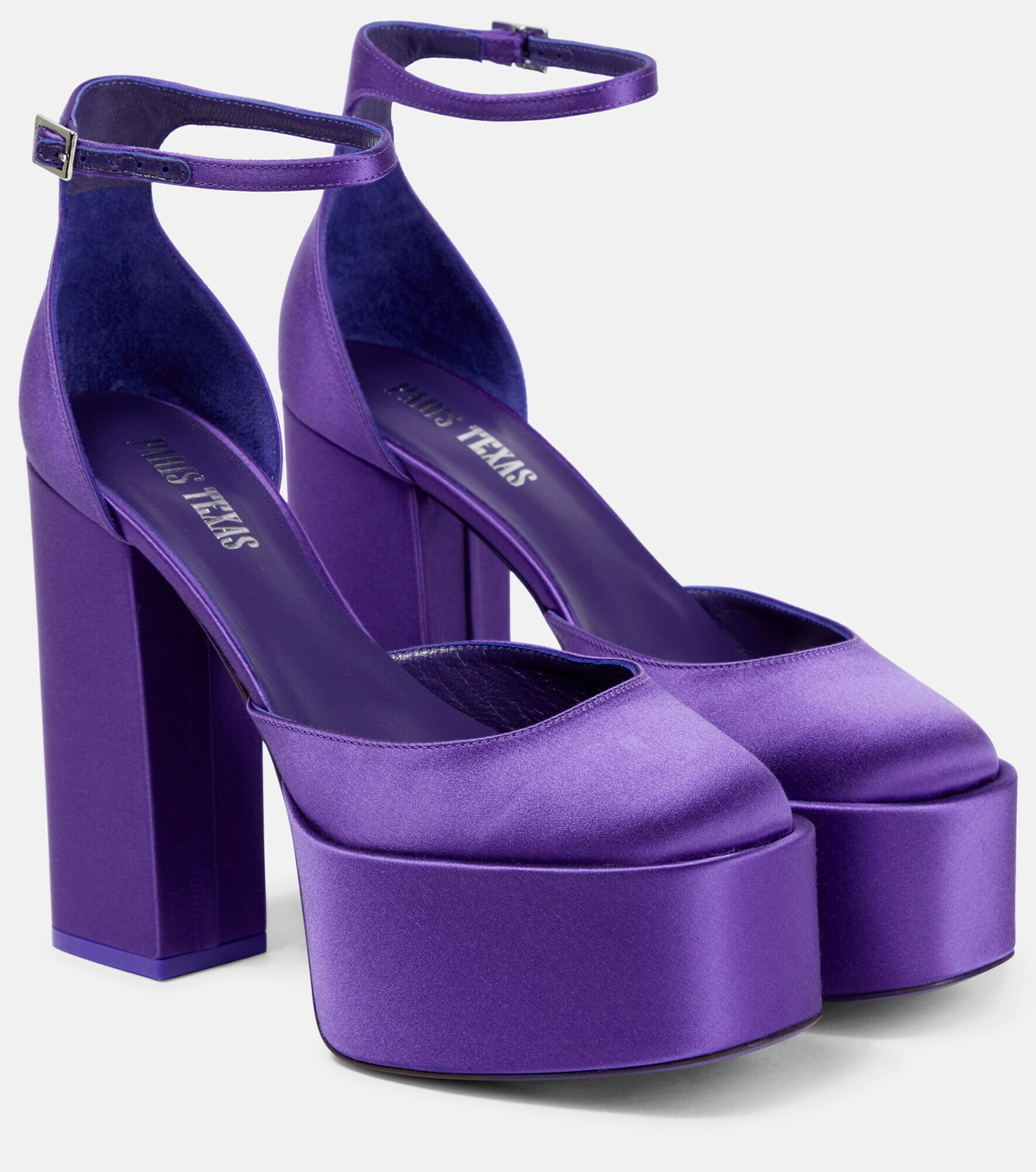 Paris Texas - Dalilah satin platform pumps Paris Texas