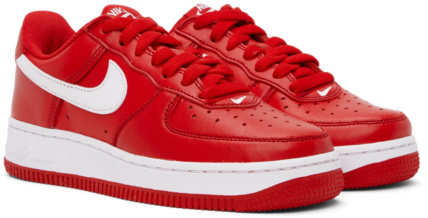 Nike Red Air Force 1 Low Retro Sneakers Nike