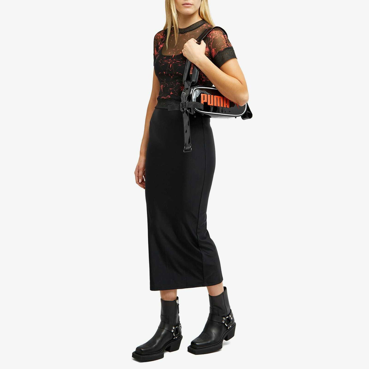 Ottolinger Women's x Puma Shoulder Bag in Puma Black Ottolinger