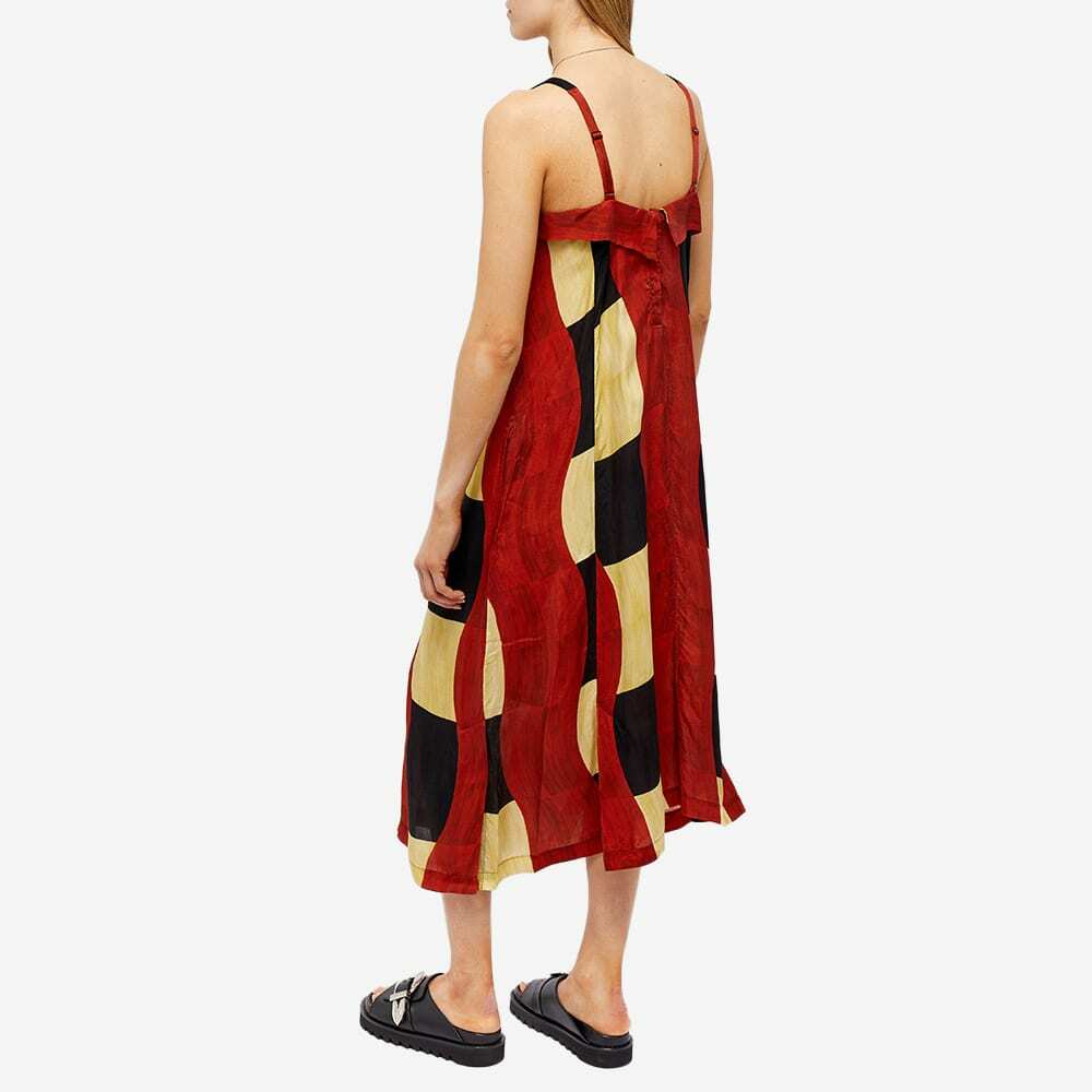 Toga Pulla Women's Block Print Dress in Red Toga Pulla