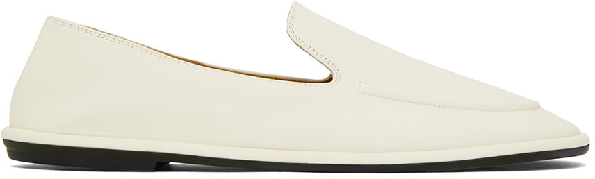 The Row Off-White Canal Loafers The Row The Row Off-White Canal Loafers The Row