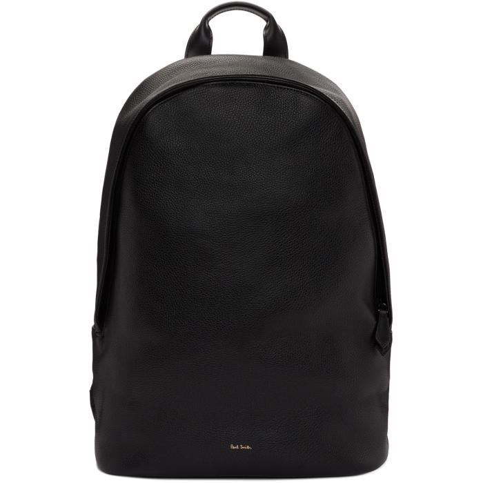 Paul Smith Black Leather Backpack Paul Smith