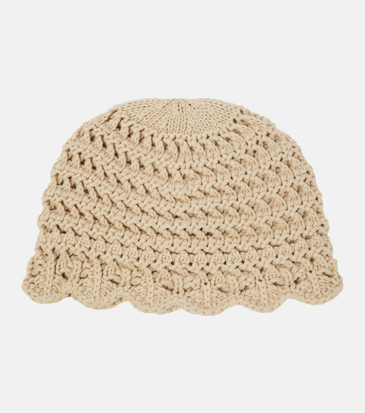Loro Piana - Crochet cotton beanie Loro Piana