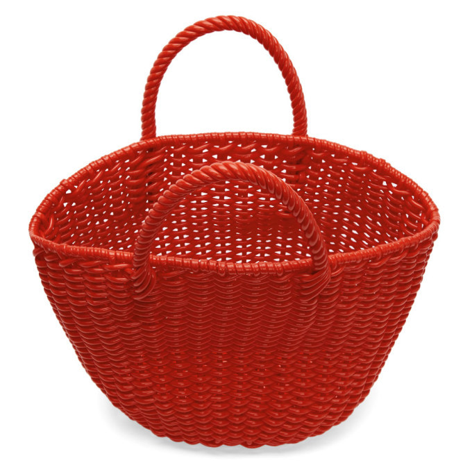 Beautiful People Red PVC Mini Tote Beautiful People