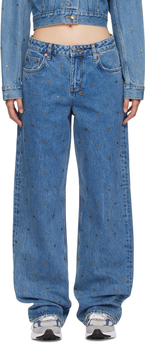 Ksubi Blue Low Rider Jeans Ksubi