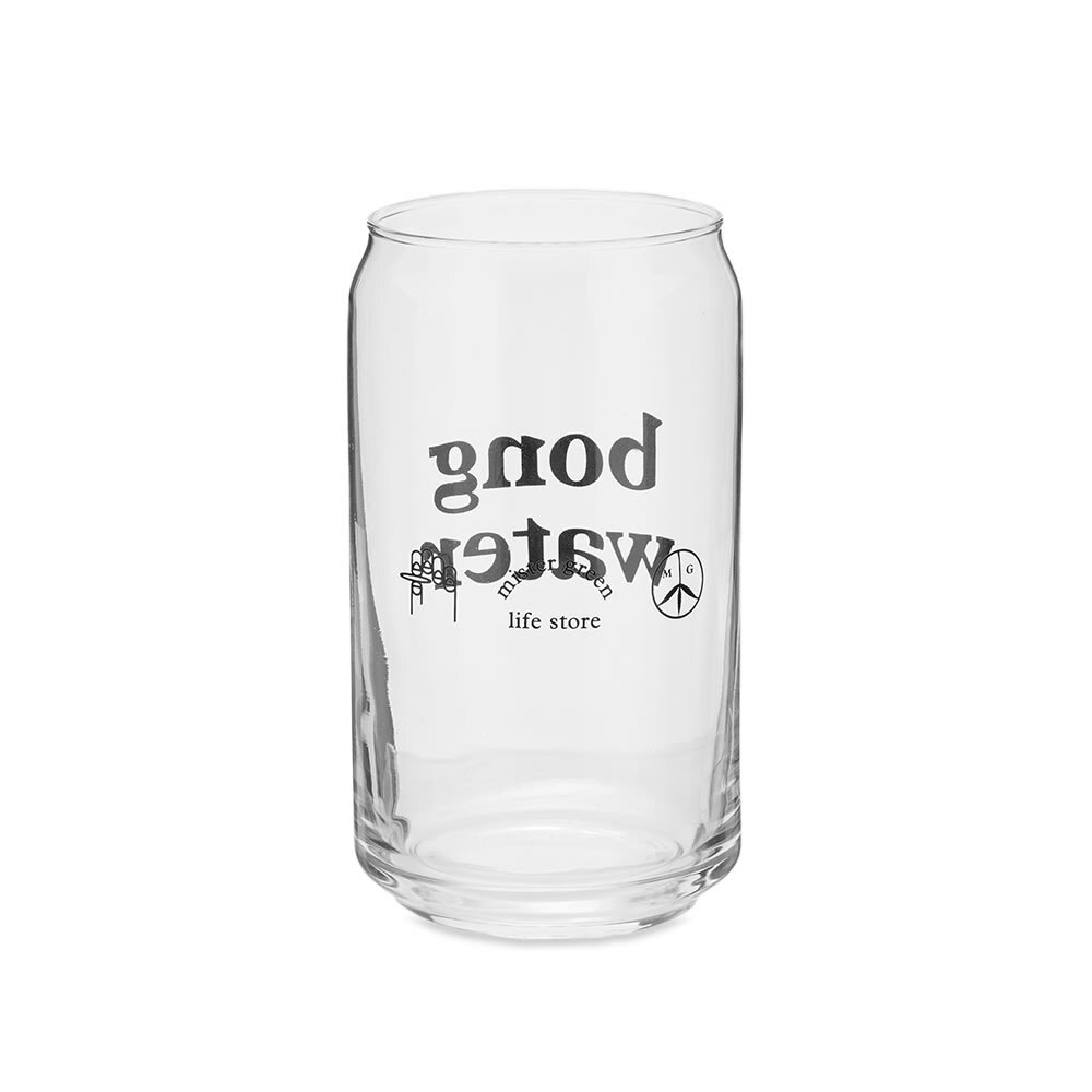 Mister Green Men's Bong Water Glass in Clear MR GREEN