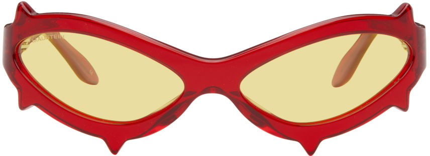 MAUSTEIN SSENSE Exclusive Red Spike Sunglasses