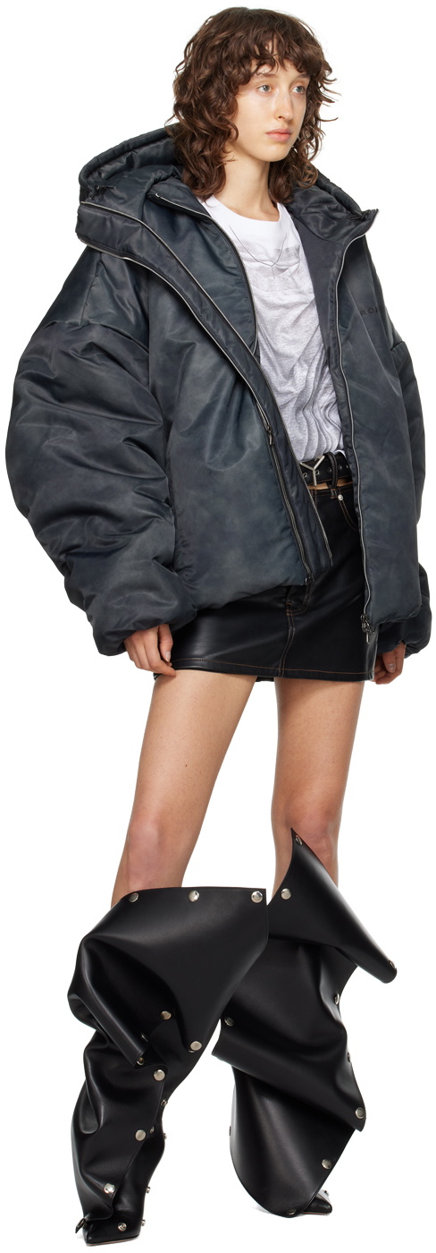 Y/Project Black Snap Off Boots Y/Project