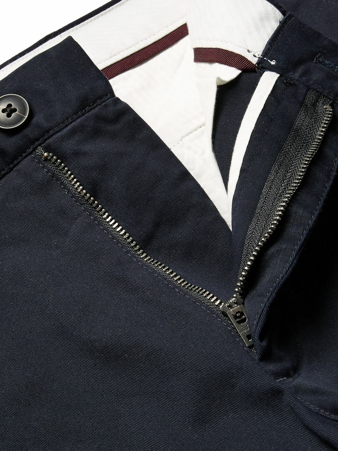 Club Monaco - Connor Slim-Fit Cotton-Twill Chinos - Blue Club Monaco