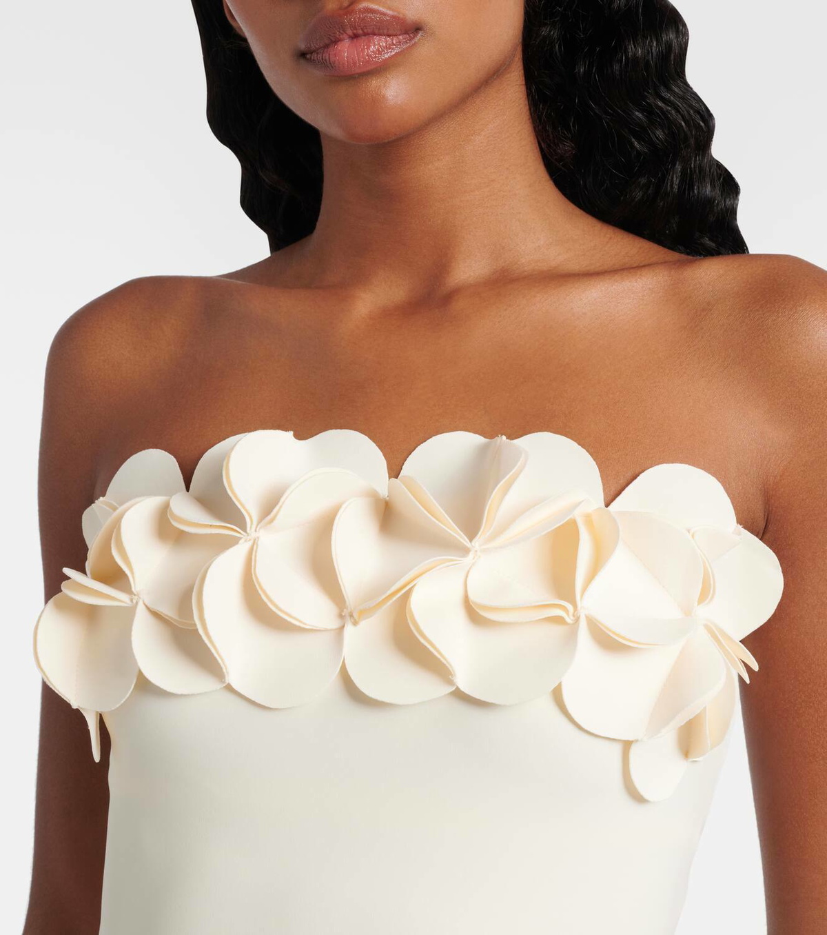Karla Colletto Tess floral-appliqué swimsuit Karla Colletto
