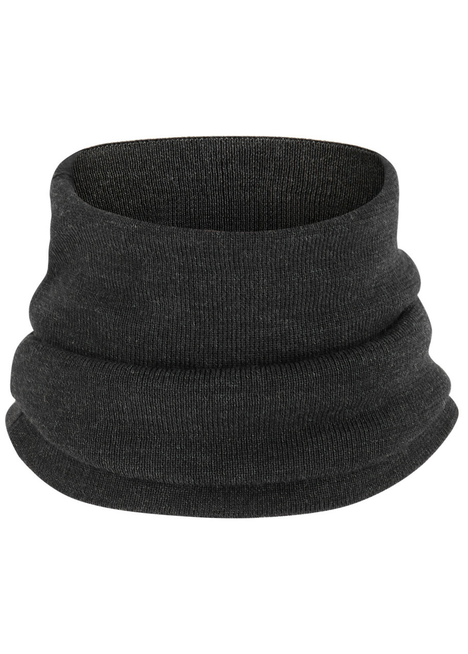 Maison Margiela Ribbed Wool Snood Grey Maison Margiela