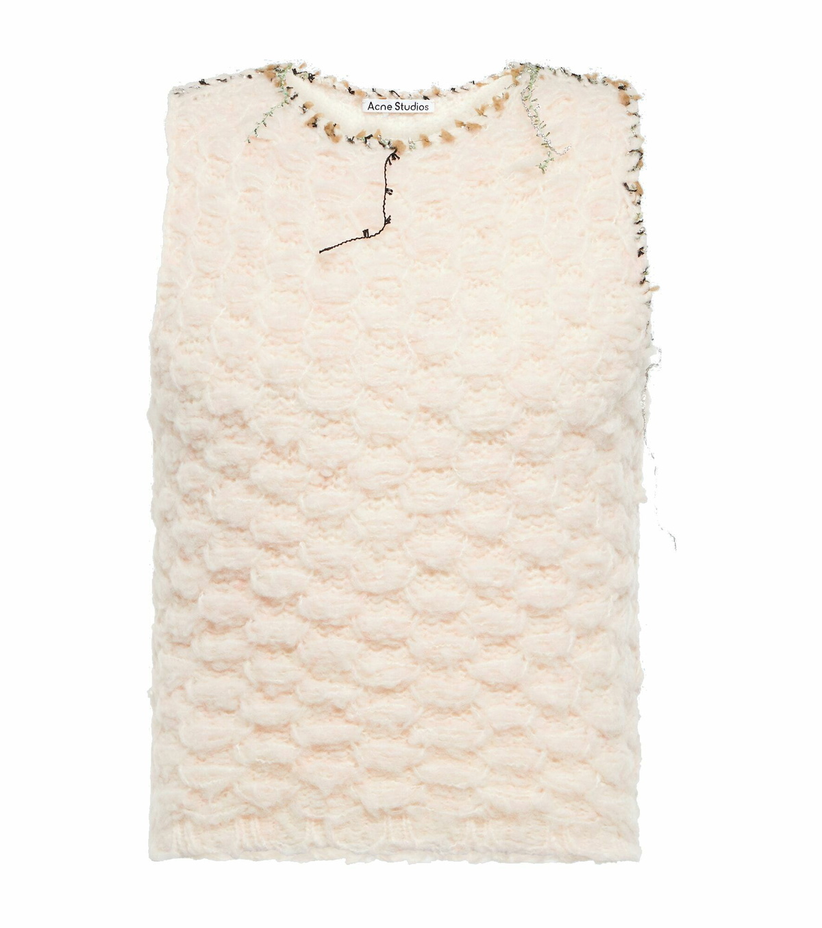Acne Studios - Distressed crochet sweater vest Acne Studios