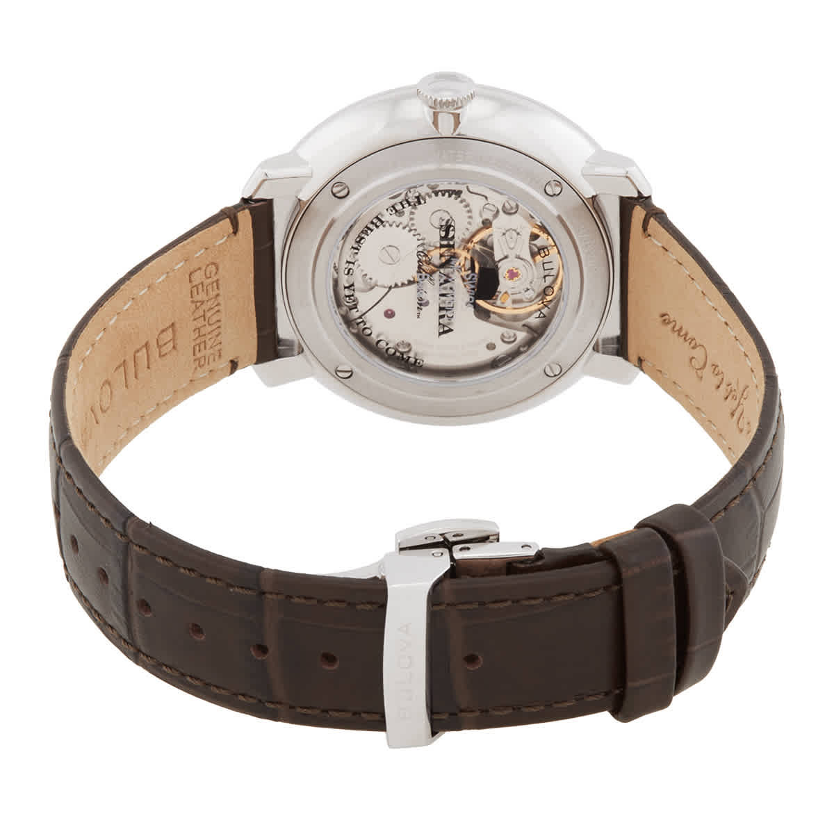 Bulova The Best Is Yet to Come Hand Wind Mens Watch 96B345 Bulova