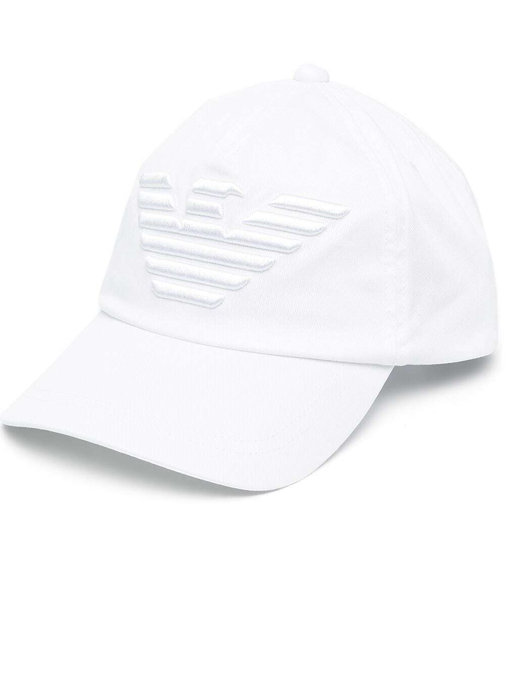 EMPORIO ARMANI - Logo Cotton Baseball Cap Emporio Armani