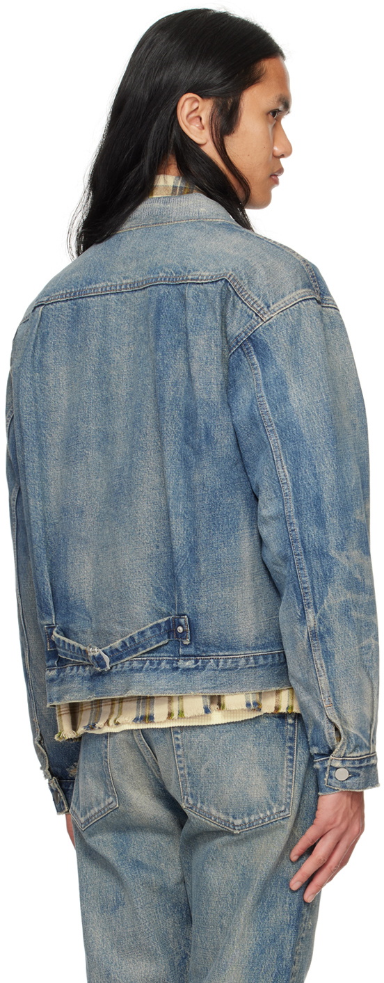 John Elliott Blue Thumper Denim Jacket John Elliott