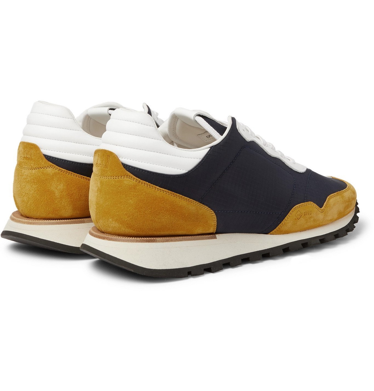 Dunhill - Axis Ripstop, Suede and Leather Sneakers - Blue Dunhill
