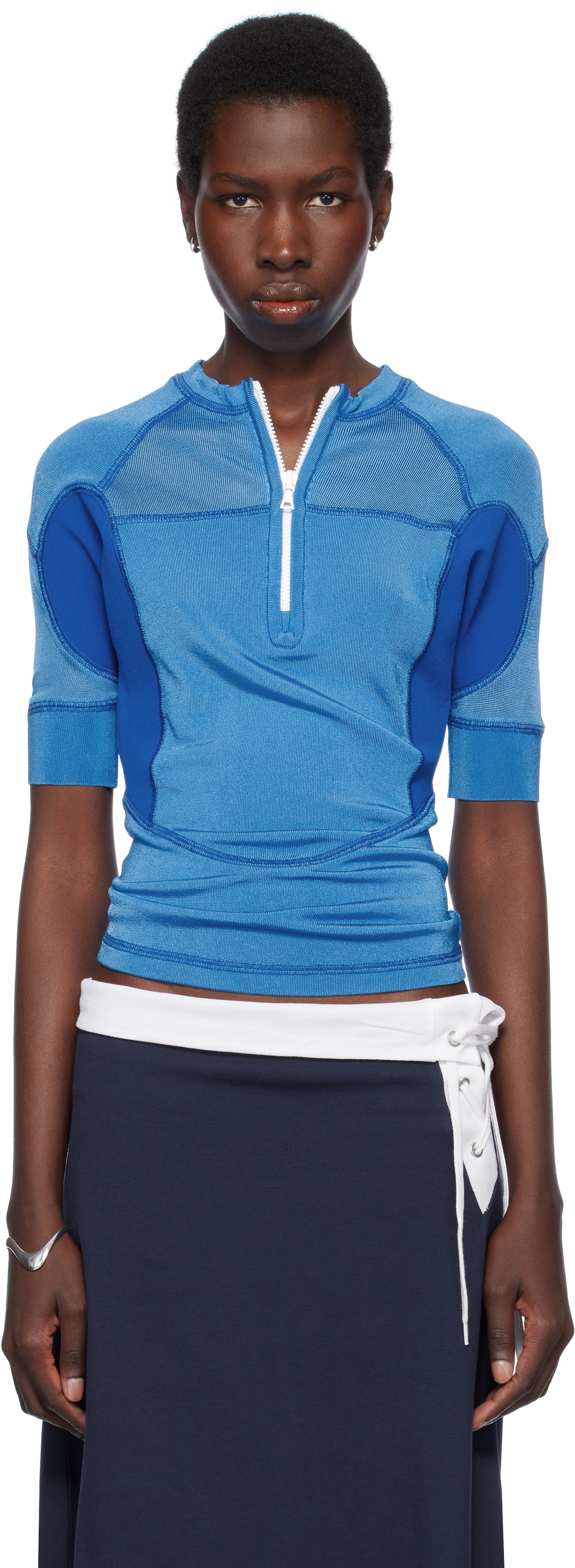 Julie Kegels Blue Wetsuit Top Julie Kegels