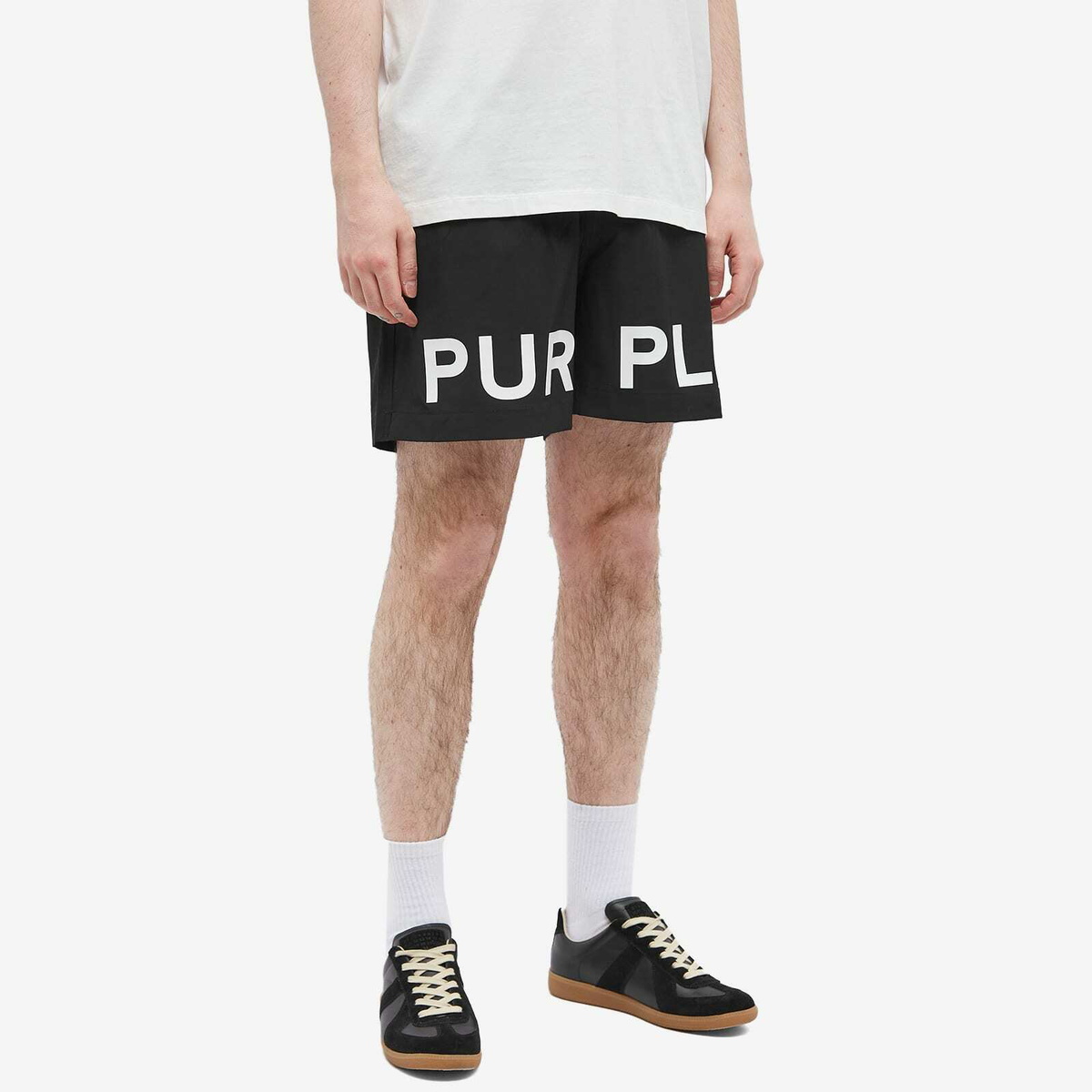 Purple Brand Men's All Round Short in Black Purple Brand