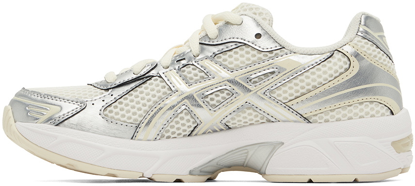 Asics Off-White & Silver GEL-1130 Sneakers ASICS