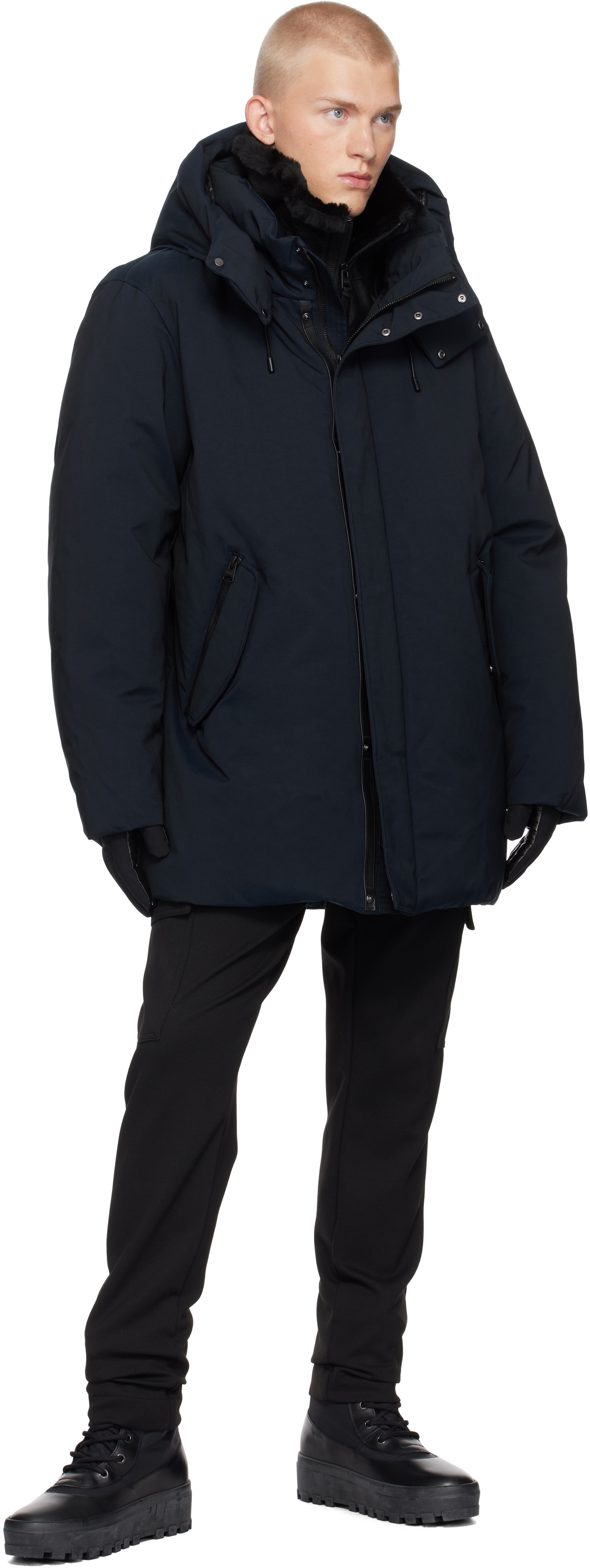 MACKAGE Navy Sullivan Down Coat Mackage