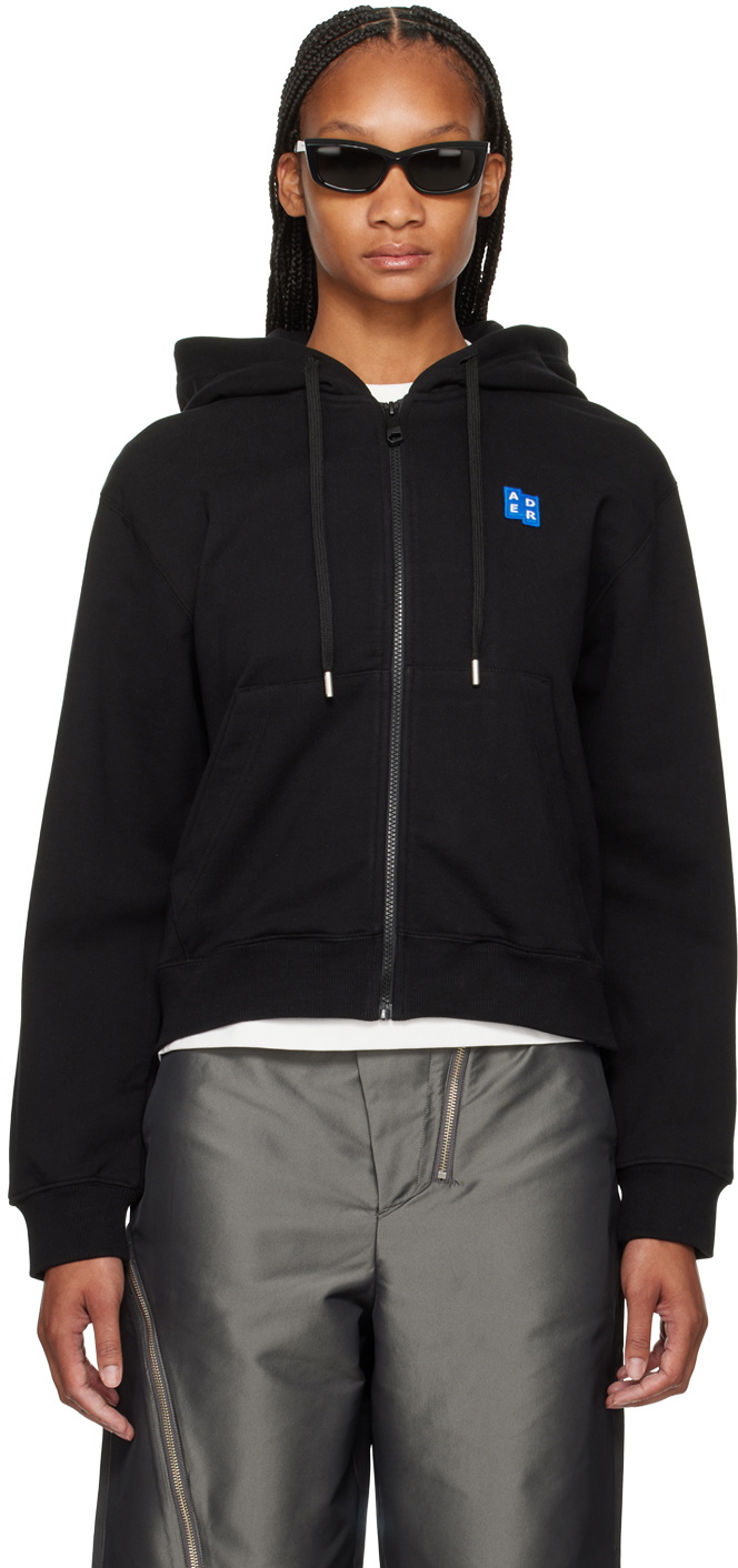 ADER error Black TRS Tag Hoodie ADER error