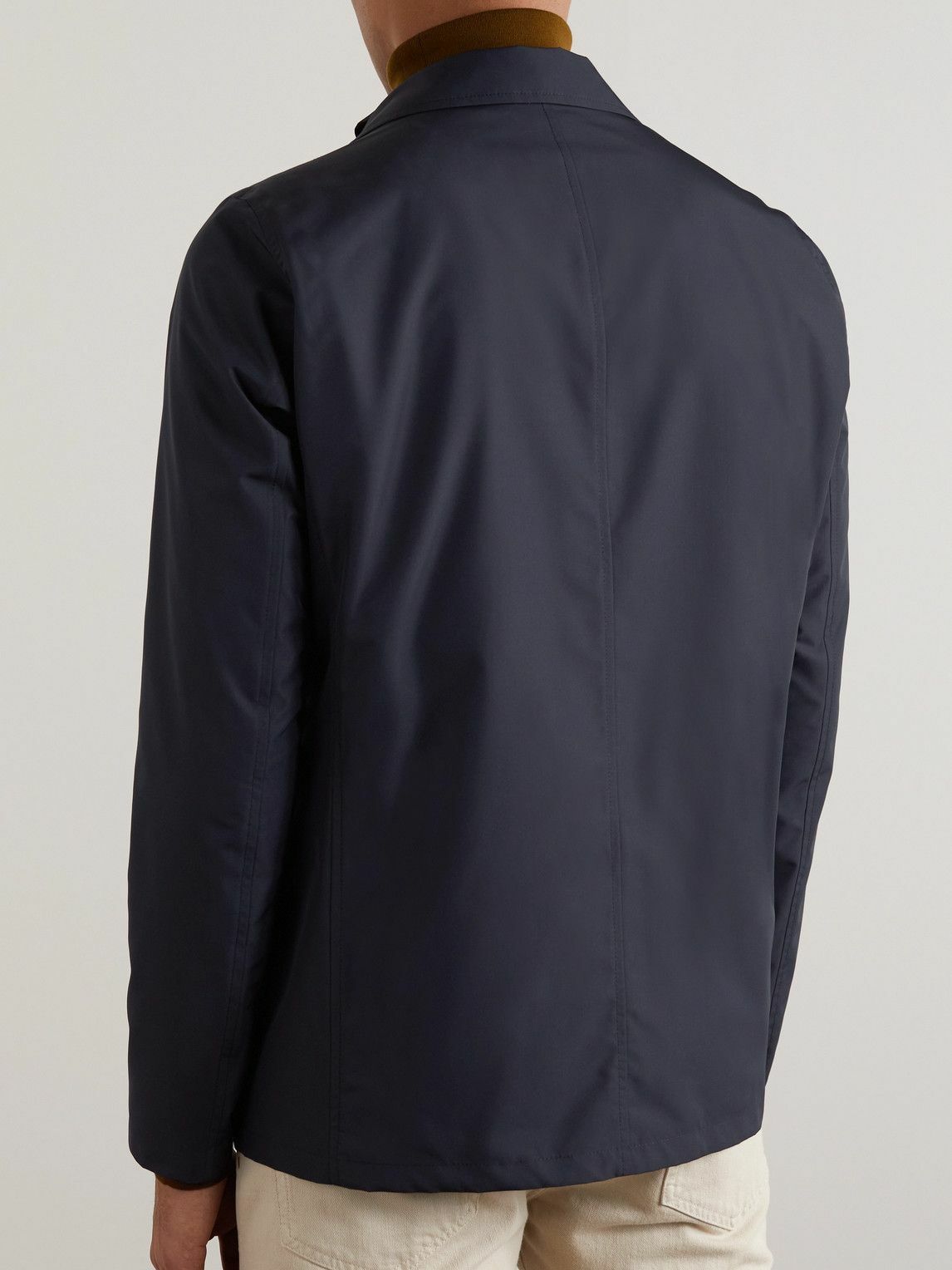 Herno - Convertible Shell Blazer - Blue Herno