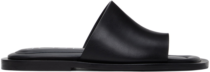 Joseph Black Softy Pool Sandals Joseph