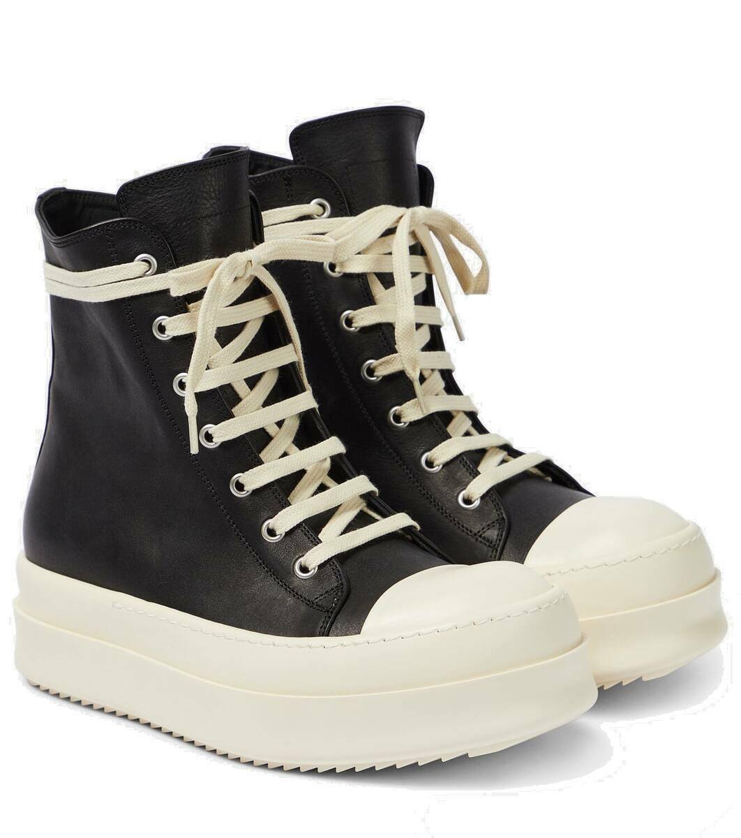 Rick Owens Bumper leather high-top sneakers Rick Owens