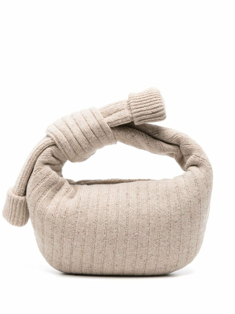 Bottega Veneta Neutral Mini Jodie Top Handle Bag Bottega Veneta