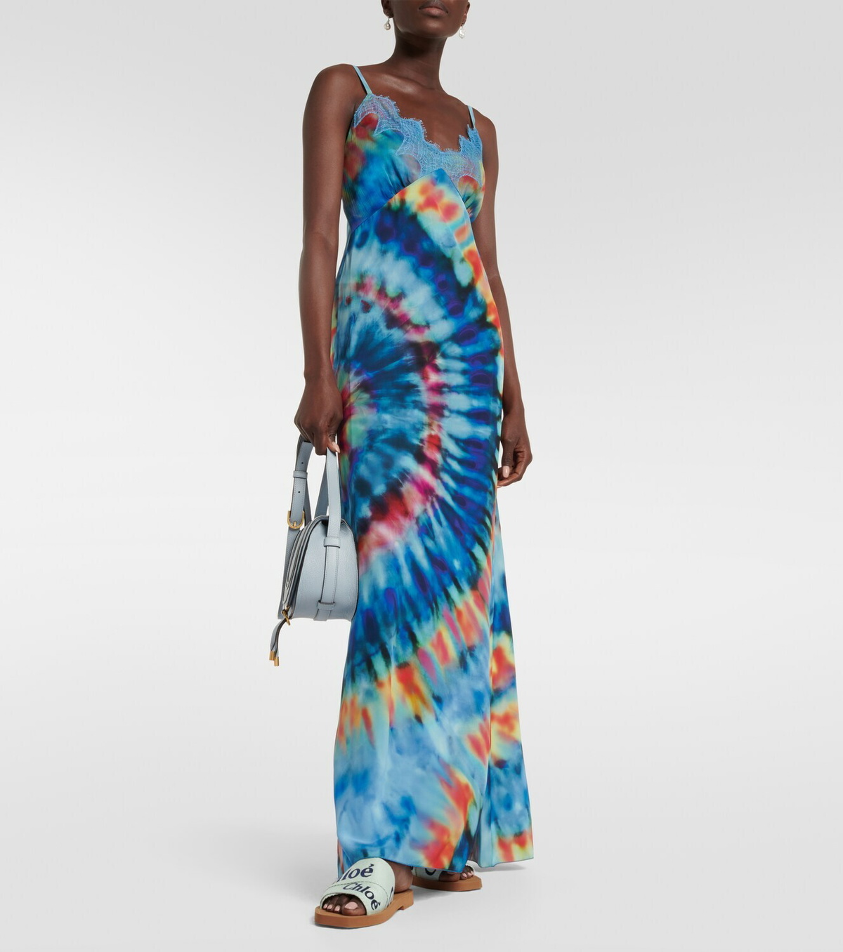 Chloé Tie-dye silk maxi dress Chloe