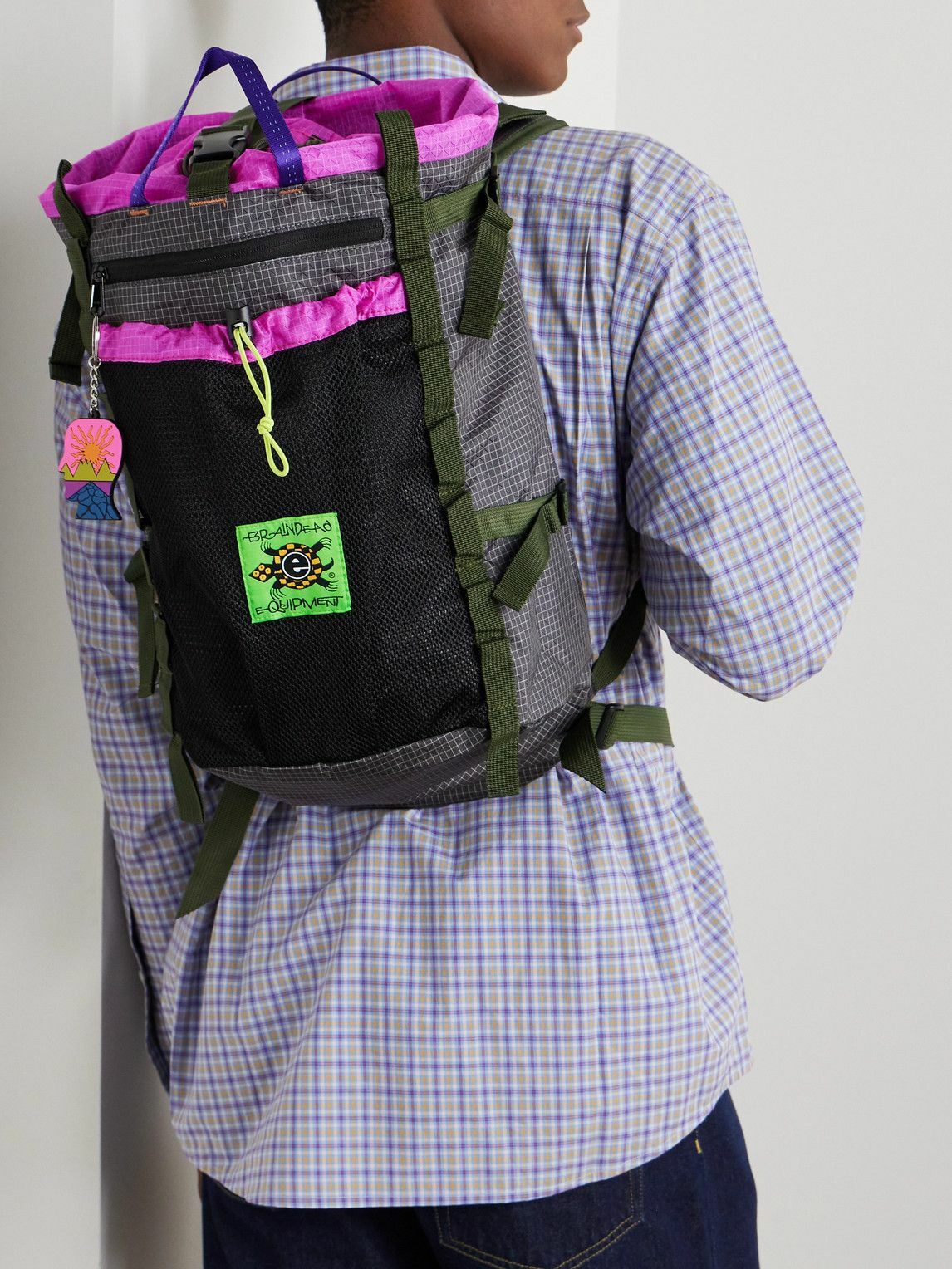 Brain Dead - Equipment Logo-Appliquéd Webbing and Mesh-Trimmed Ripstop ...