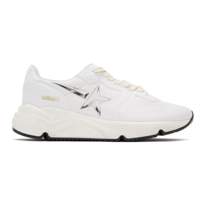 Golden Goose White Running Sneakers Golden Goose Deluxe Brand