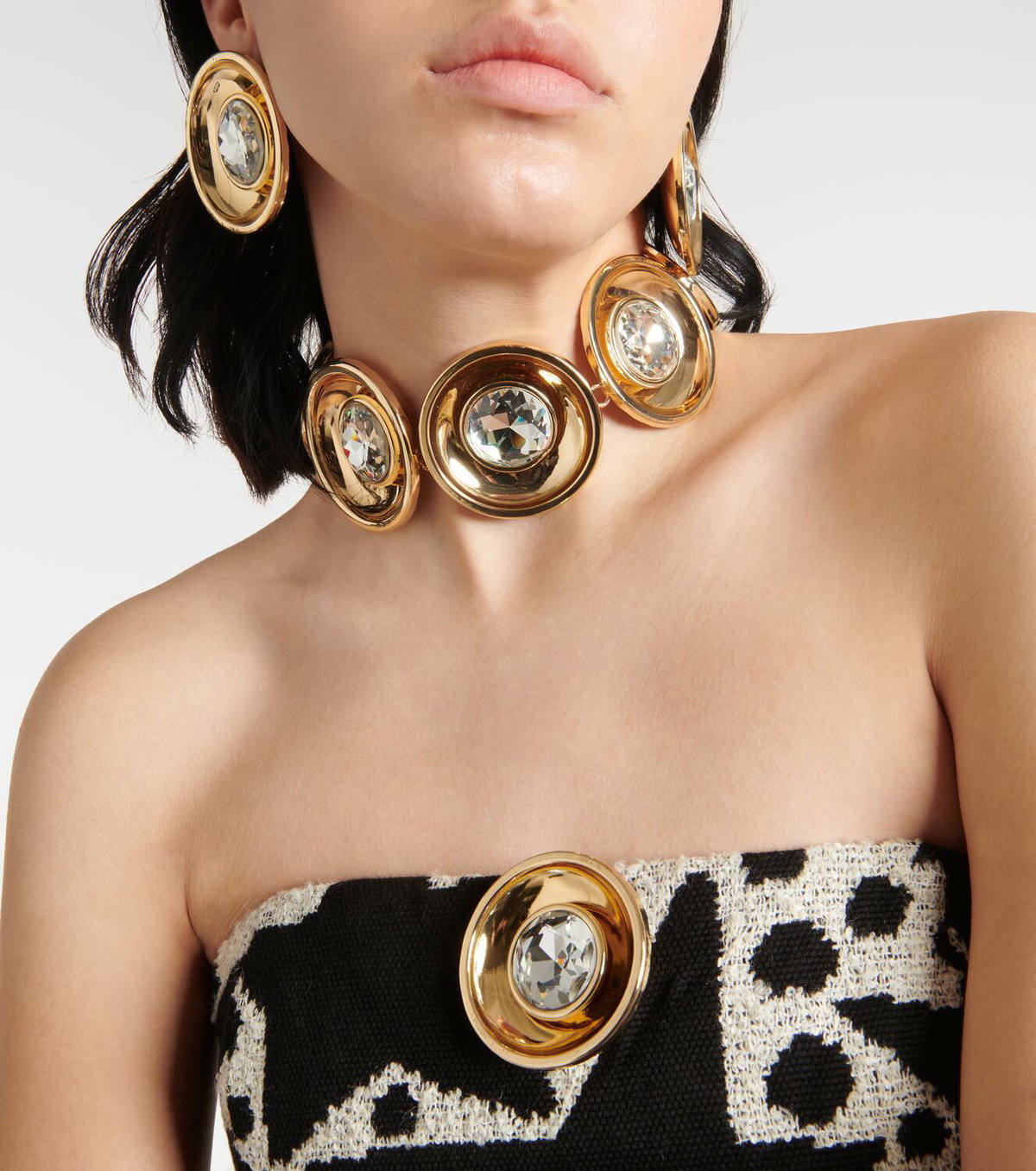 Area Crystal-embellished choker AREA