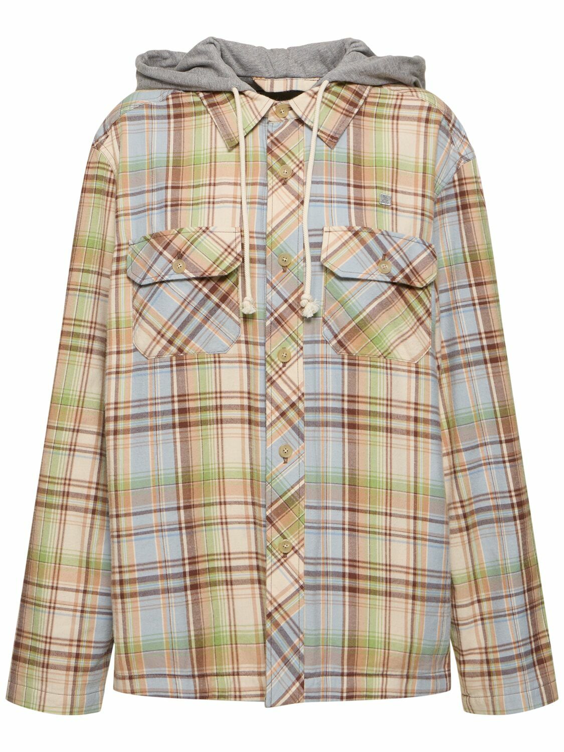 ACNE STUDIOS Ollier Check Cotton Canvas Jacket Acne Studios