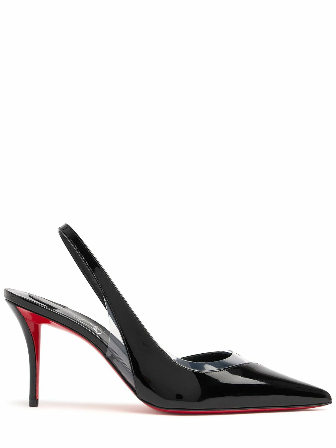 CHRISTIAN LOUBOUTIN 80mm Posticha Patent Leather & Pvc Pumps Christian ...
