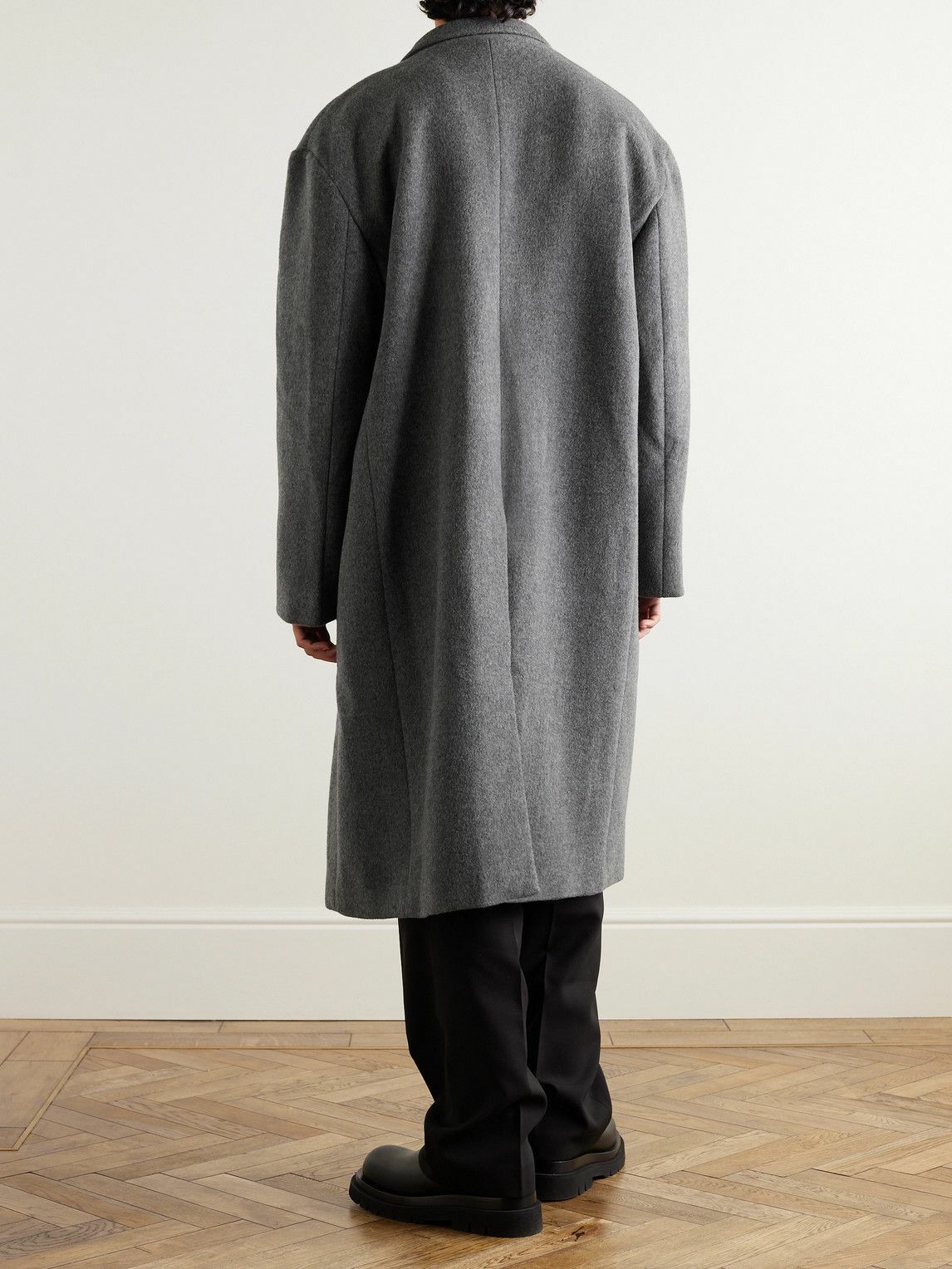 The Frankie Shop - Curtis Oversized Wool-Blend Coat - Gray The Frankie Shop