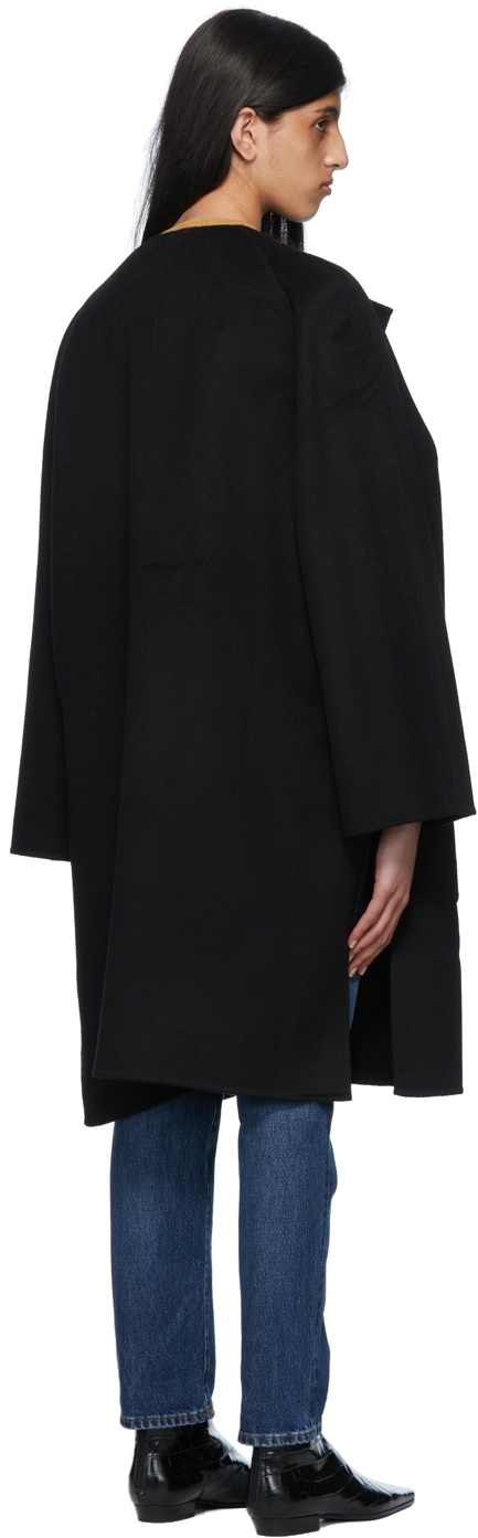 Totême Black Cape Coat Toteme