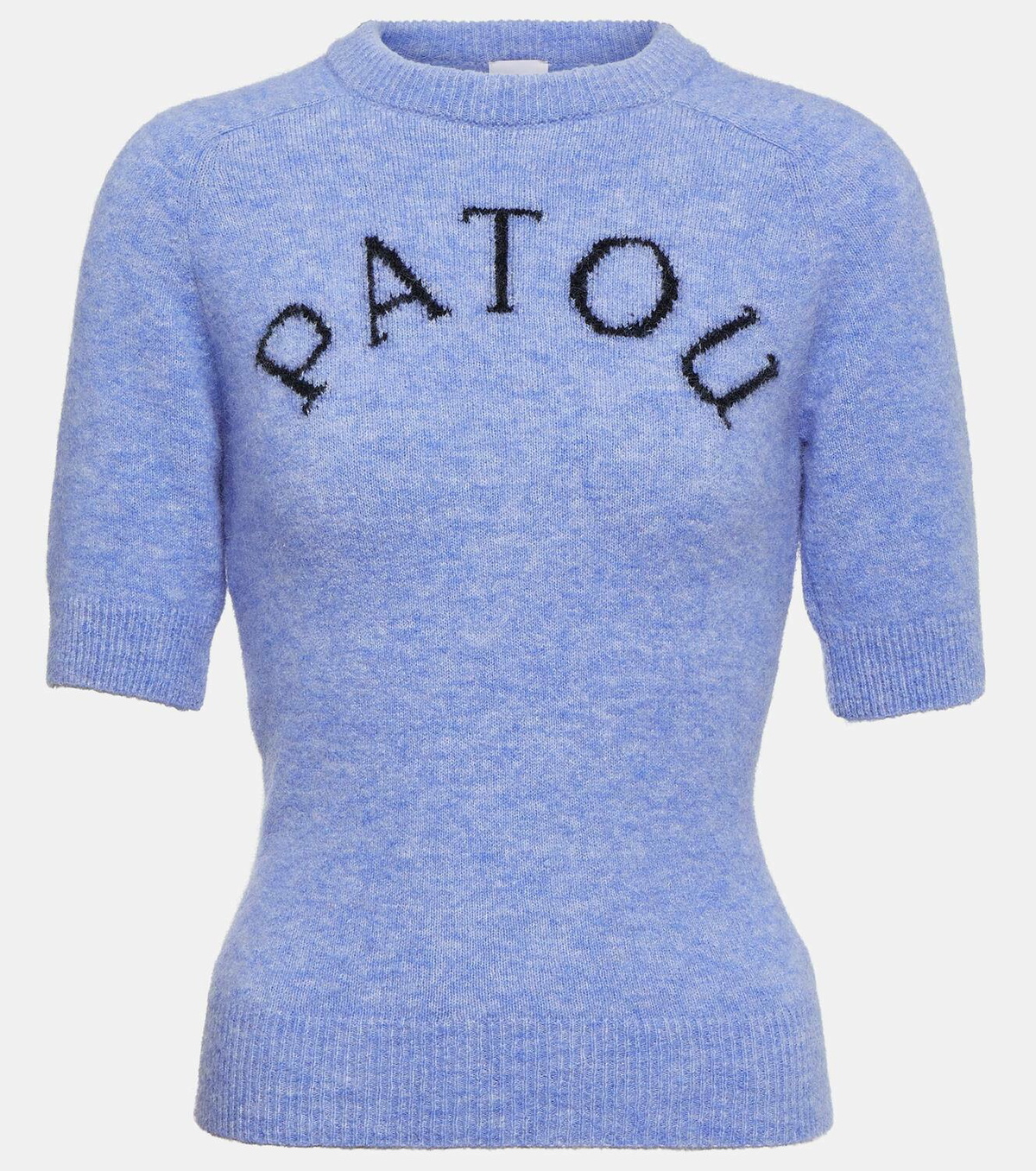 Patou Logo jacquard alpaca-blend sweater Patou