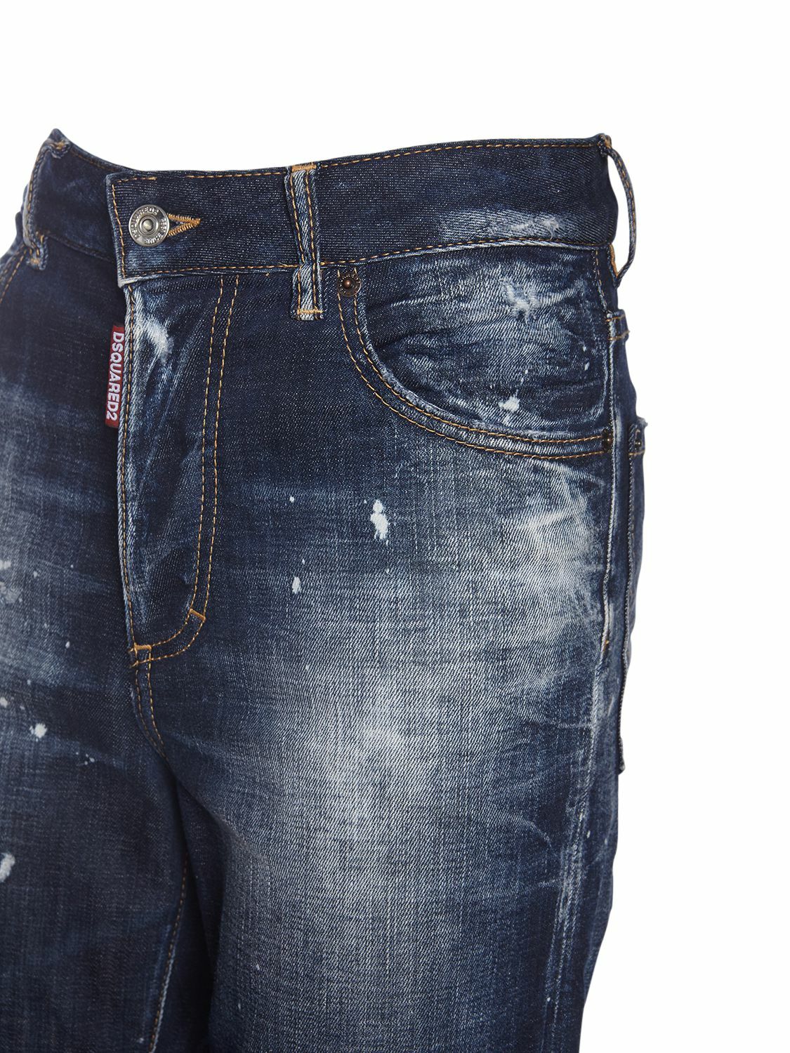 DSQUARED2 Boston Straight Stretch Denim Jeans Dsquared2