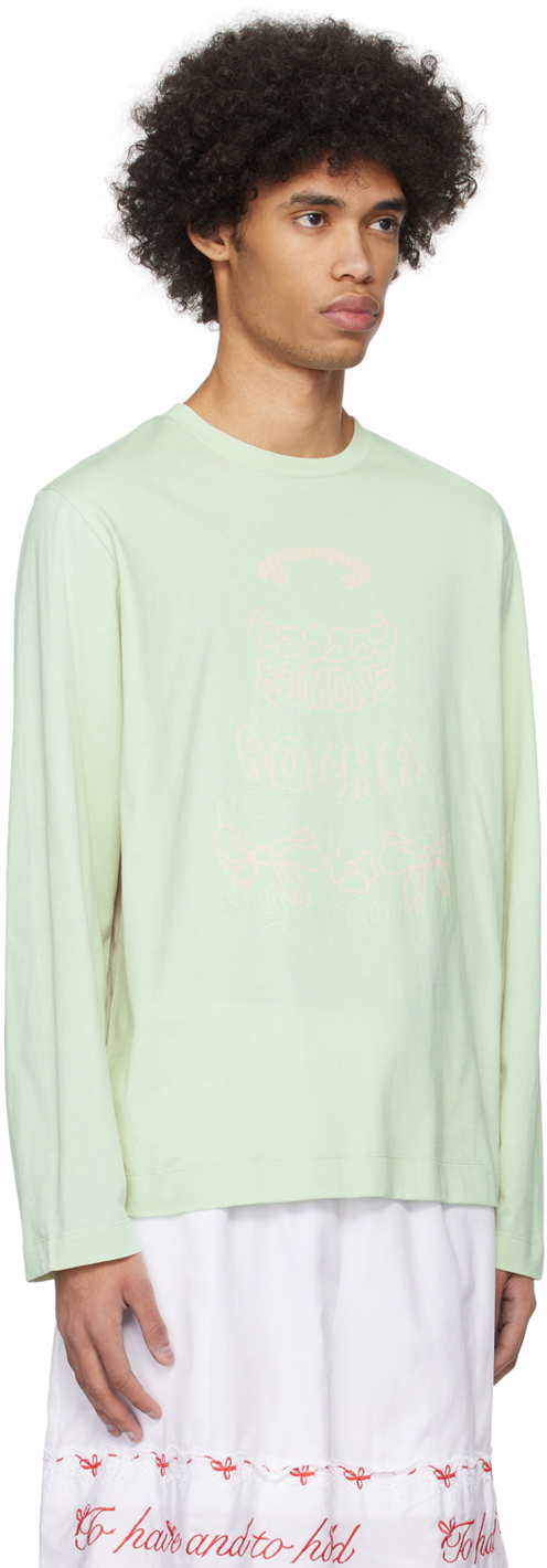 Simone Rocha Green Cake Long Sleeve T-Shirt Simone Rocha Simone Rocha Green Cake Long Sleeve T-Shirt Simone Rocha