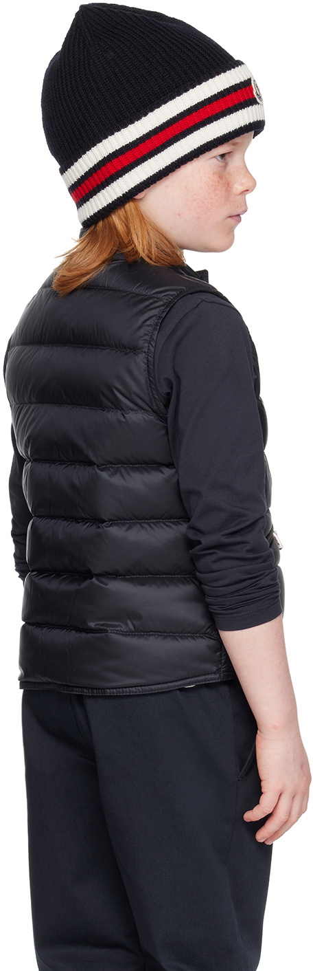 Moncler Enfant Kids Black Gui Down Vest Moncler Enfant