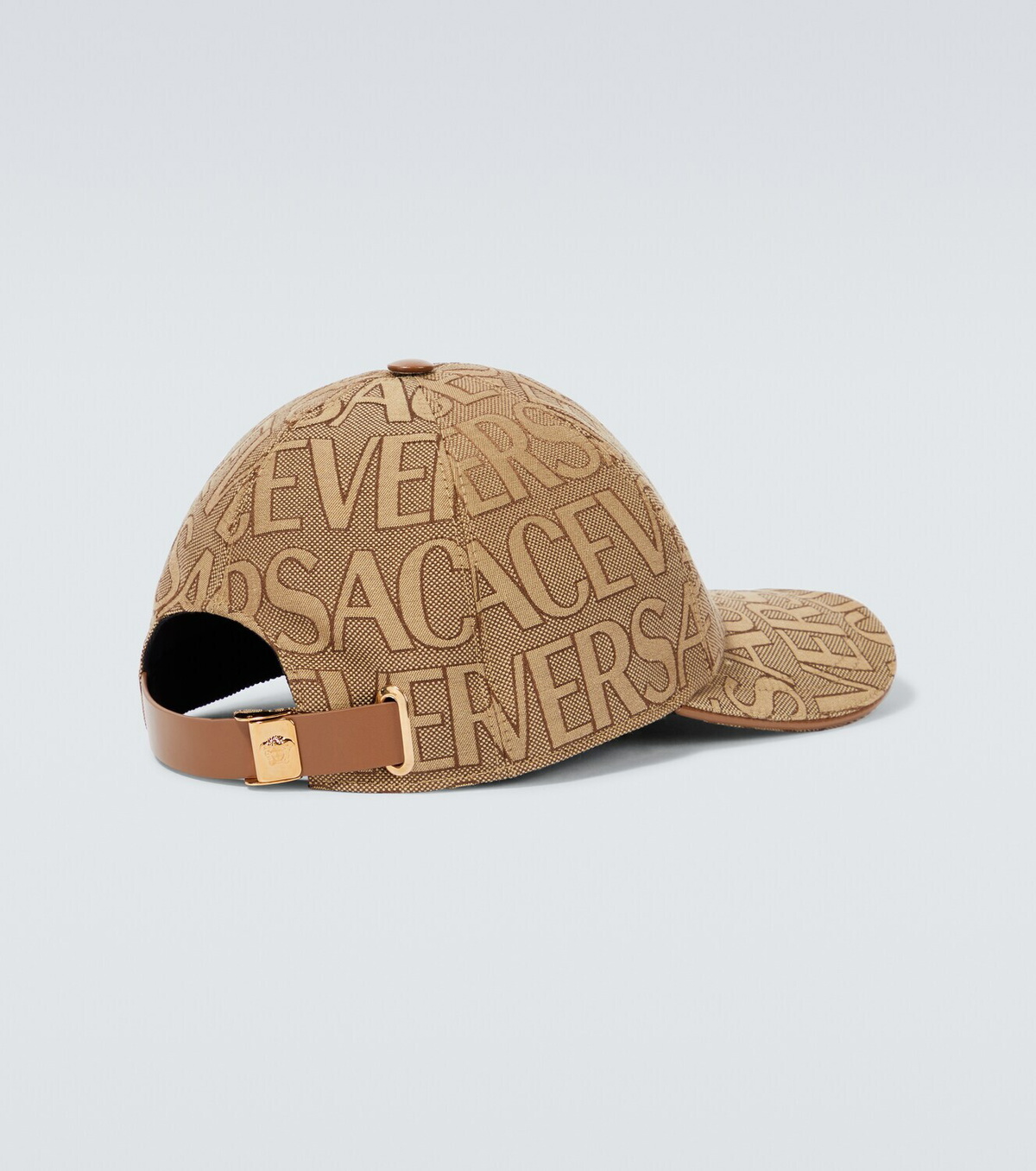 Versace Logo cotton canvas baseball cap Versace