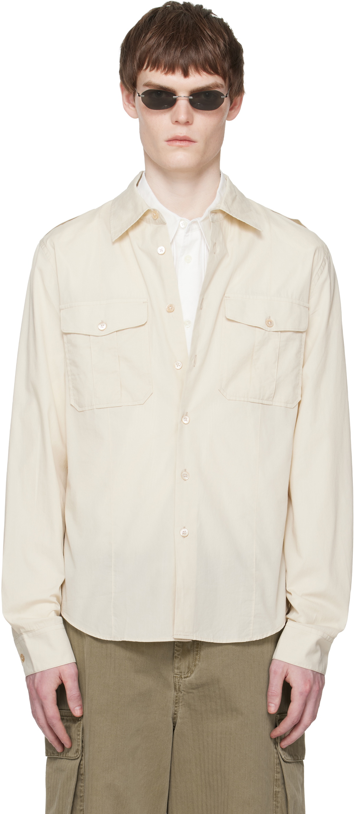 OUR LEGACY Off-White Lean Shirt Our Legacy