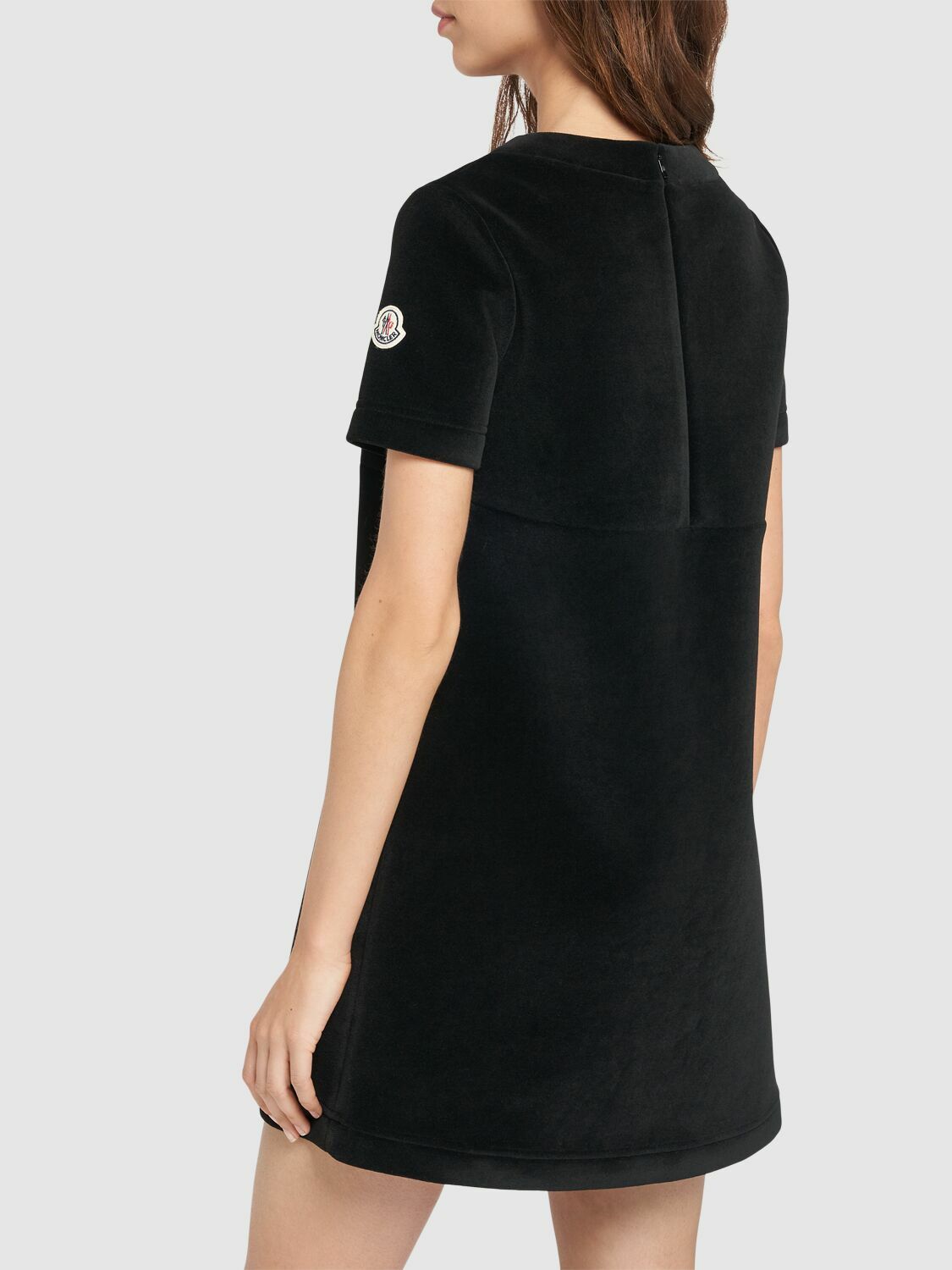 MONCLER Neoprene Viscose Blend Midi Dress Moncler