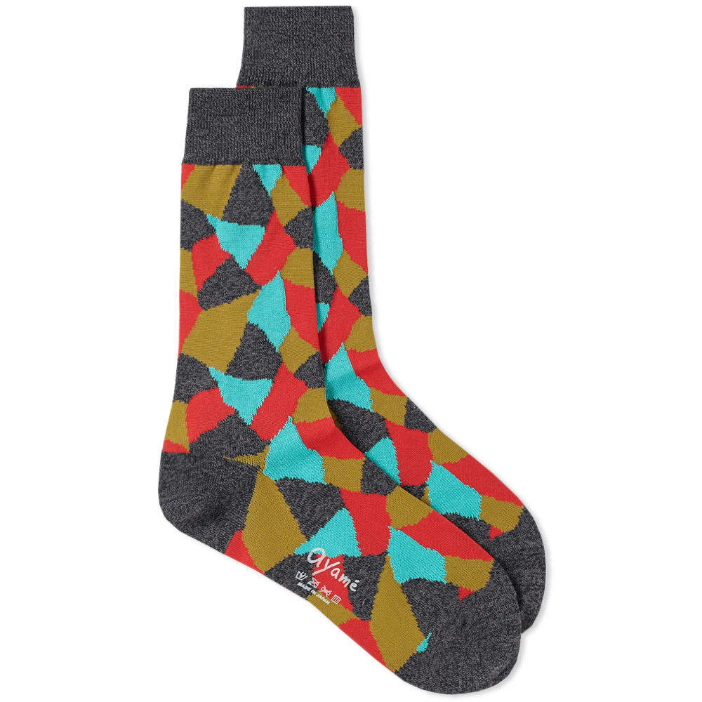 Ayame Socks Terracotta Sock Multi Ayame Socks