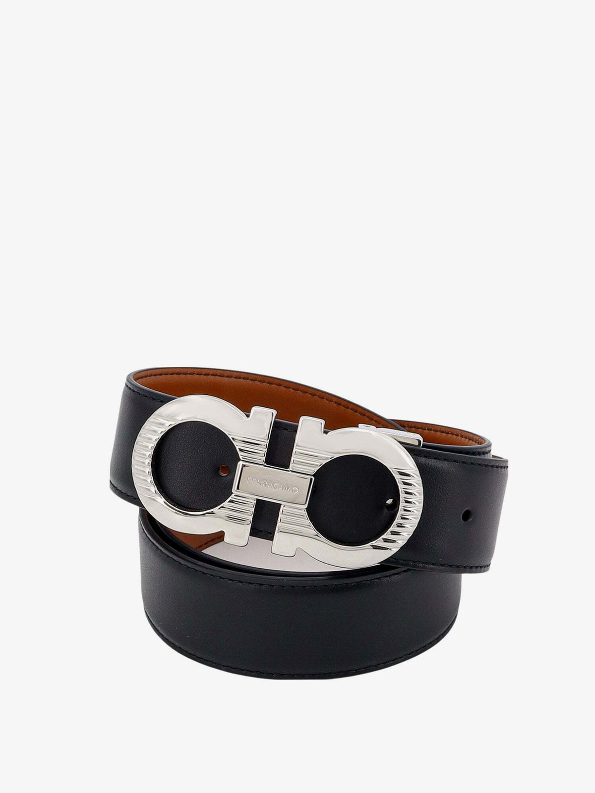 Ferragamo Belt Black Mens Salvatore Ferragamo
