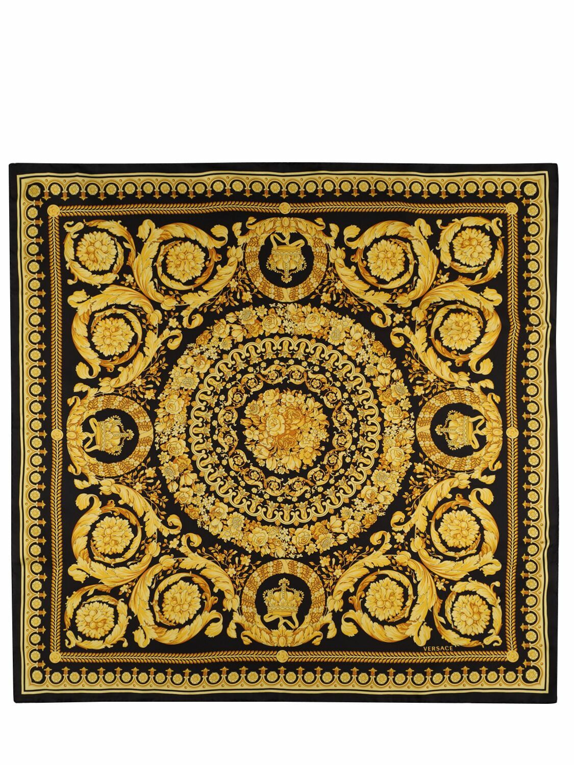 VERSACE Printed Silk Scarf Versace