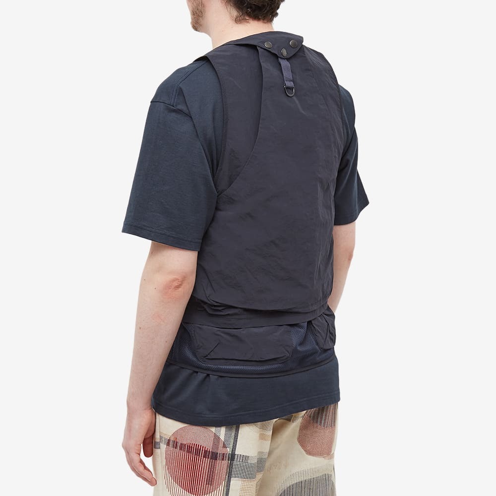 Norbit by Hiroshi Nozawa Men's Field Layer Mesh Vest in Navy Norbit by ...